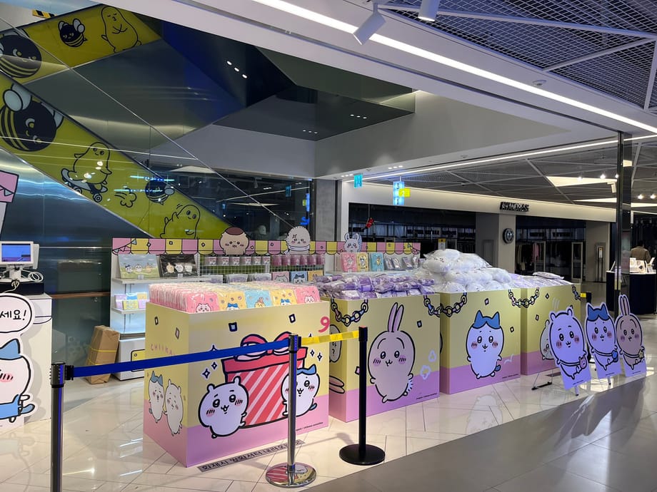 Chiikawa, a Japanese character, is also very popular in Korea?